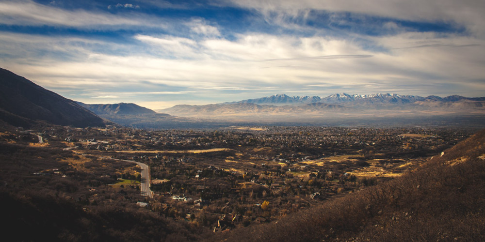Lower Bells Canyon Salt Lake City Valley View - Michael Bradshaw